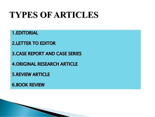 Types Of Article In A Journal types-of-article-in-a-journal