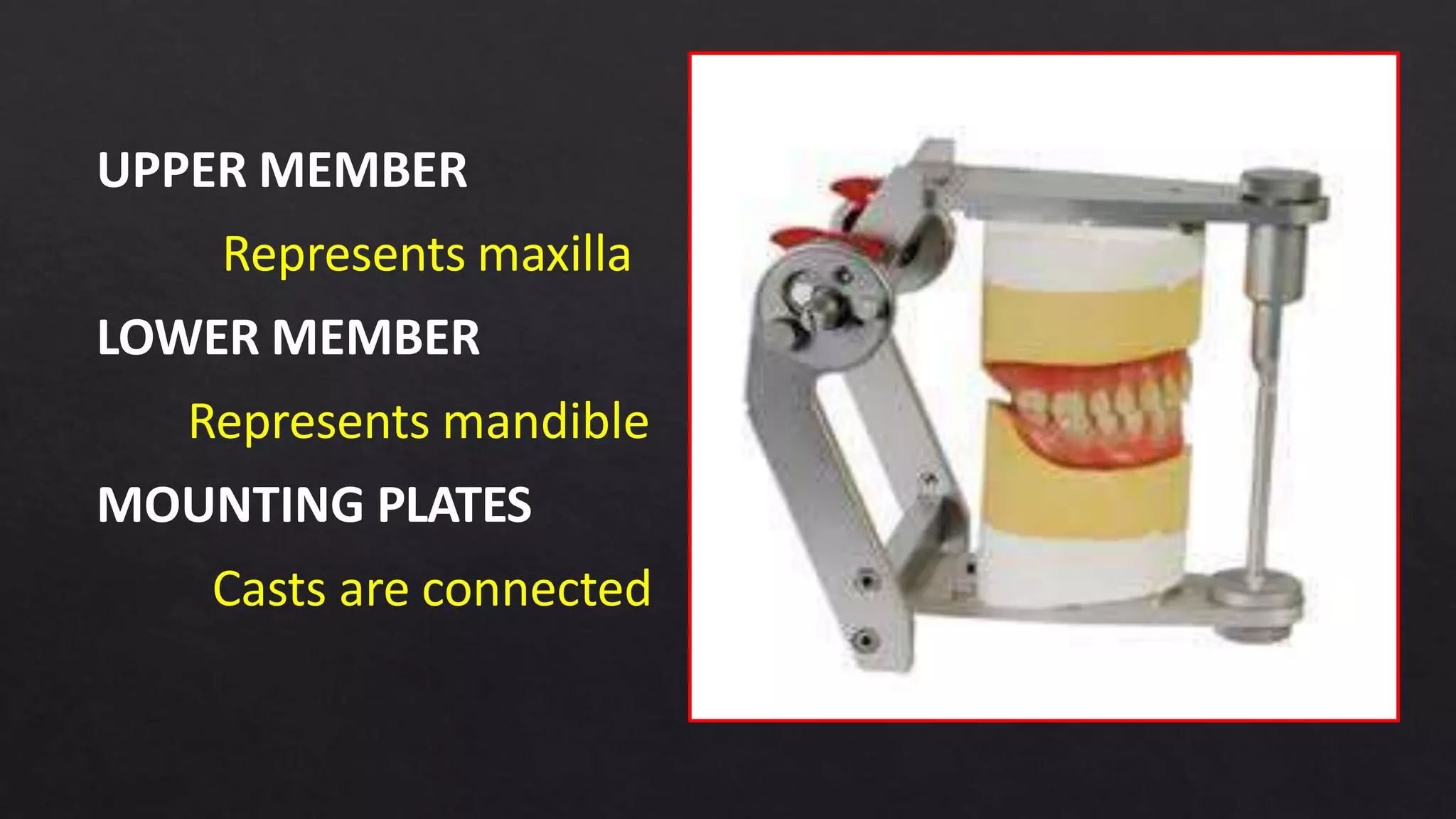 Types of articulators | PPTX