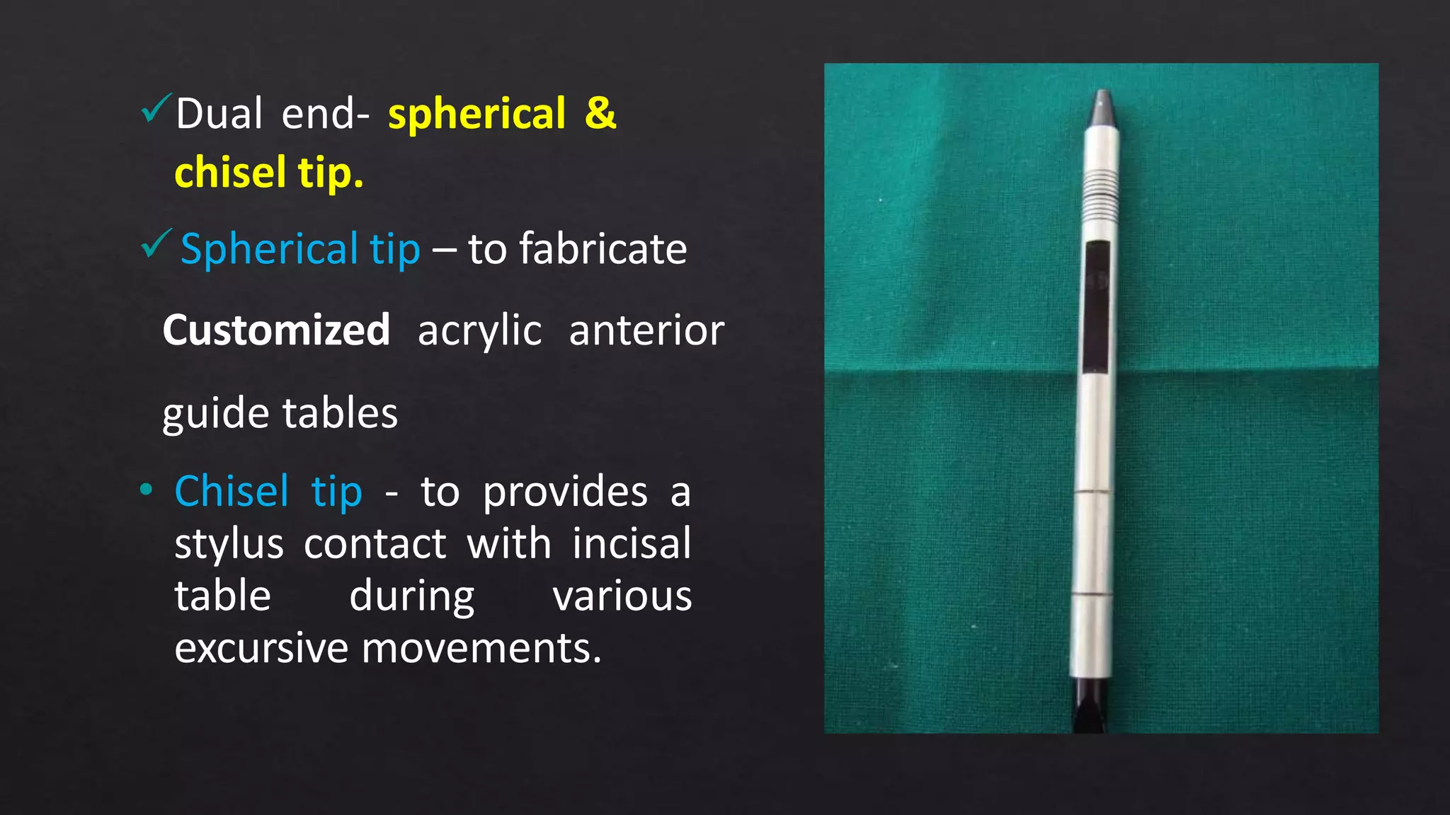 Types of articulators | PPTX