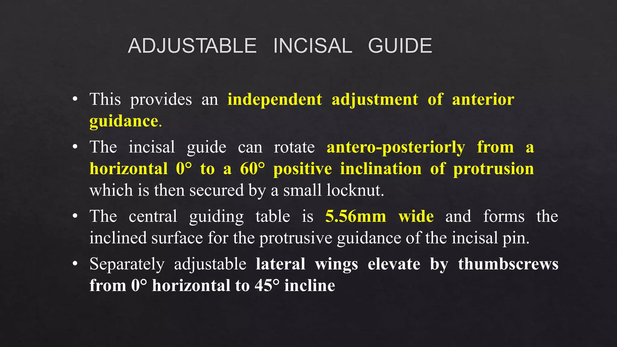 Types of articulators | PPTX