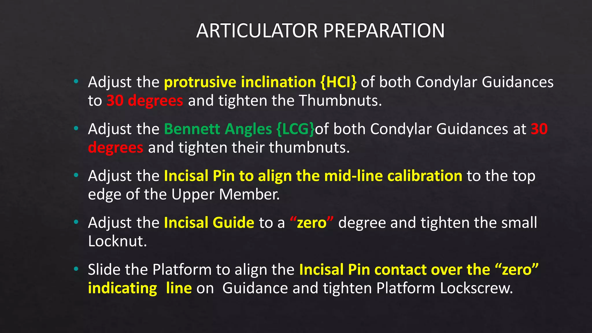 Types of articulators | PPTX