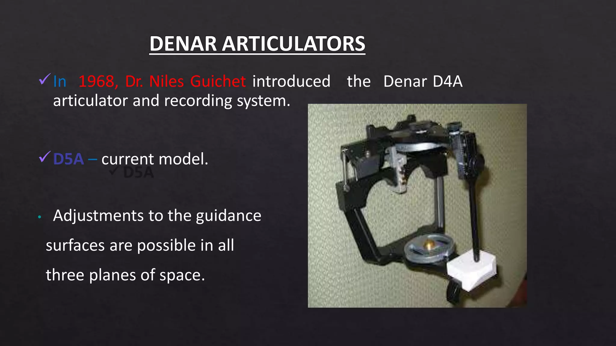 Types of articulators | PPTX