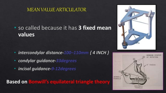 Types of articulators | PPTX | Dental Health | Diseases and Conditions
