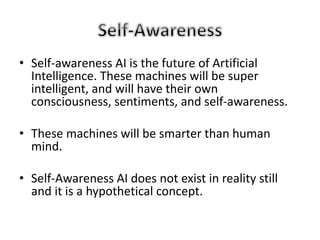 Types of artificial intelligence | PPTX