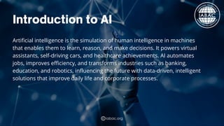 Types of Artificial Intelligence | IABAC | PPT
