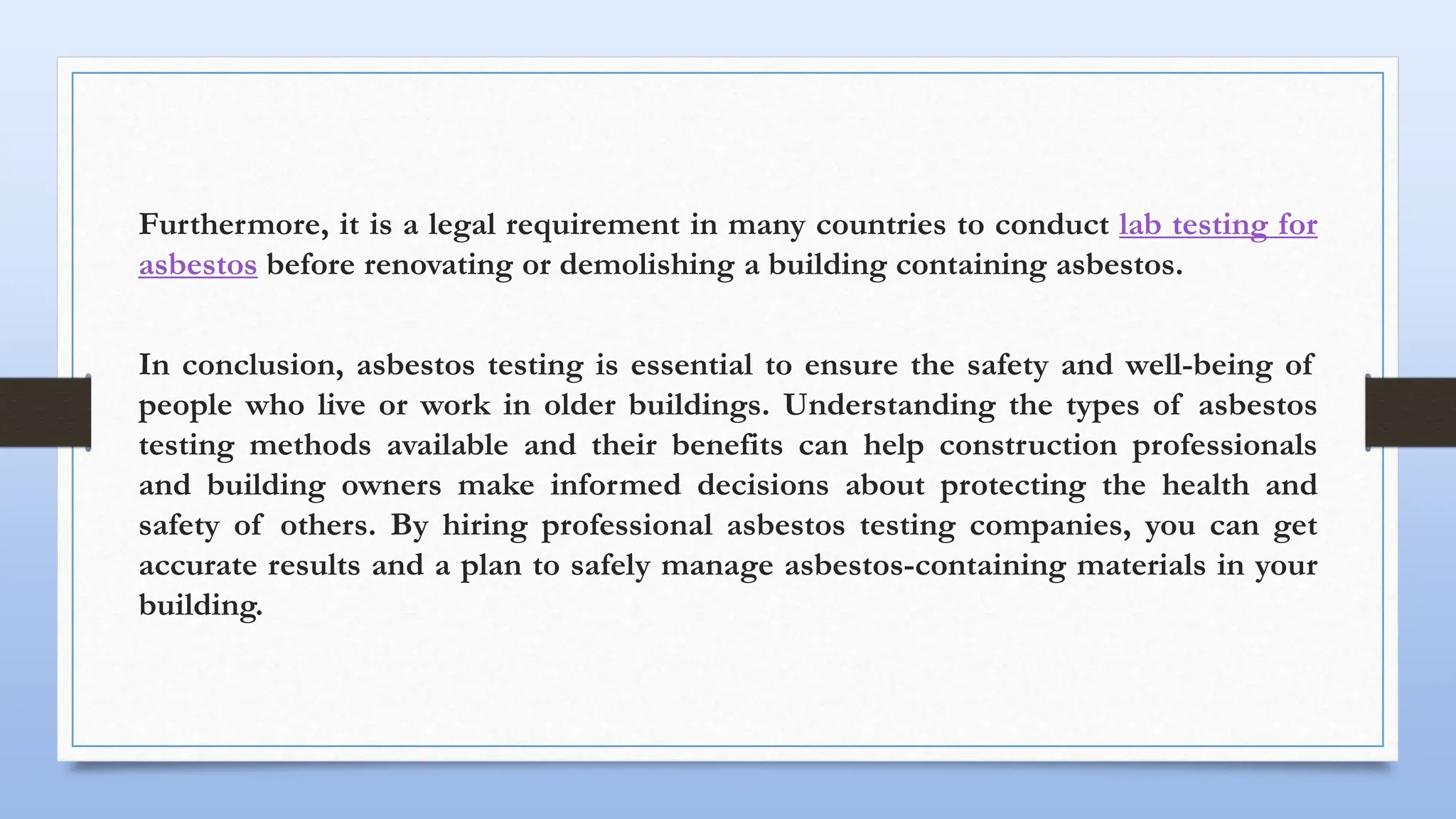 Types of Asbestos Testing and Their Benefits.pptx