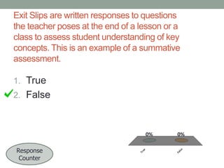 ESE444/544 - Types of Assessment | PPTX