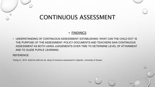 Types of assessment and studies based on them | PPTX | Educational ...