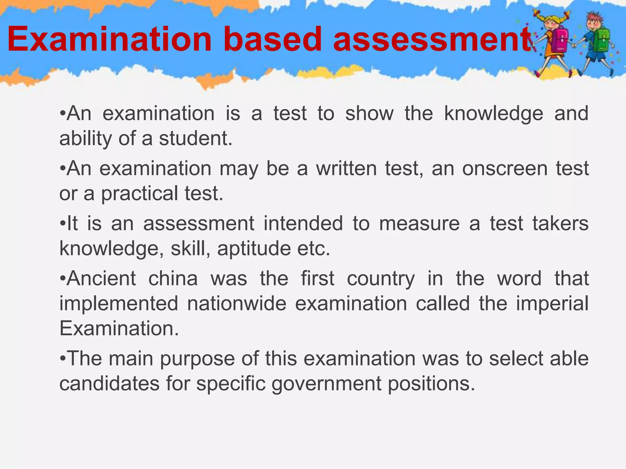 Types of Assessment in Classroom | PPTX