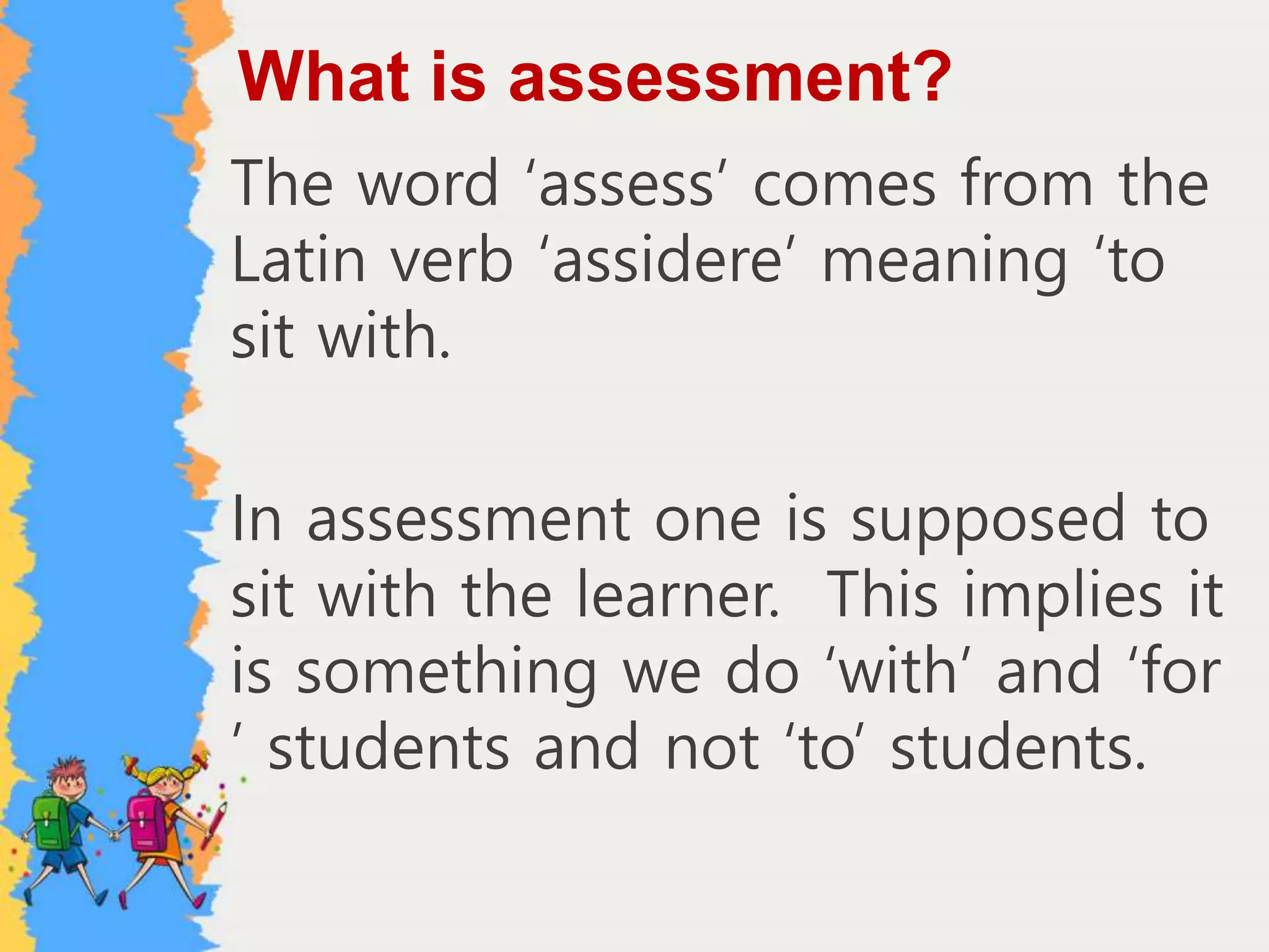 Types of Assessment in Classroom | PPTX