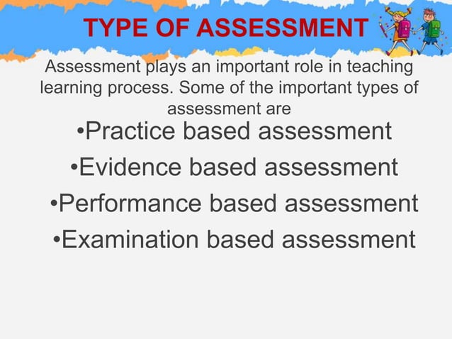 Types of Assessment in Classroom | PPTX