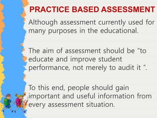Types of Assessment in Classroom | PPTX