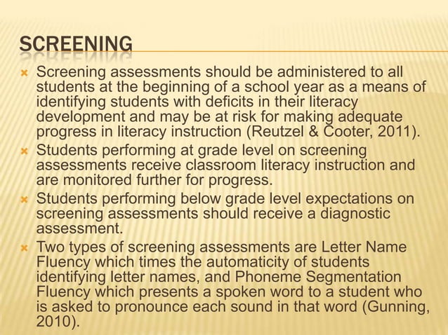 Types of assessments ppt | PPT