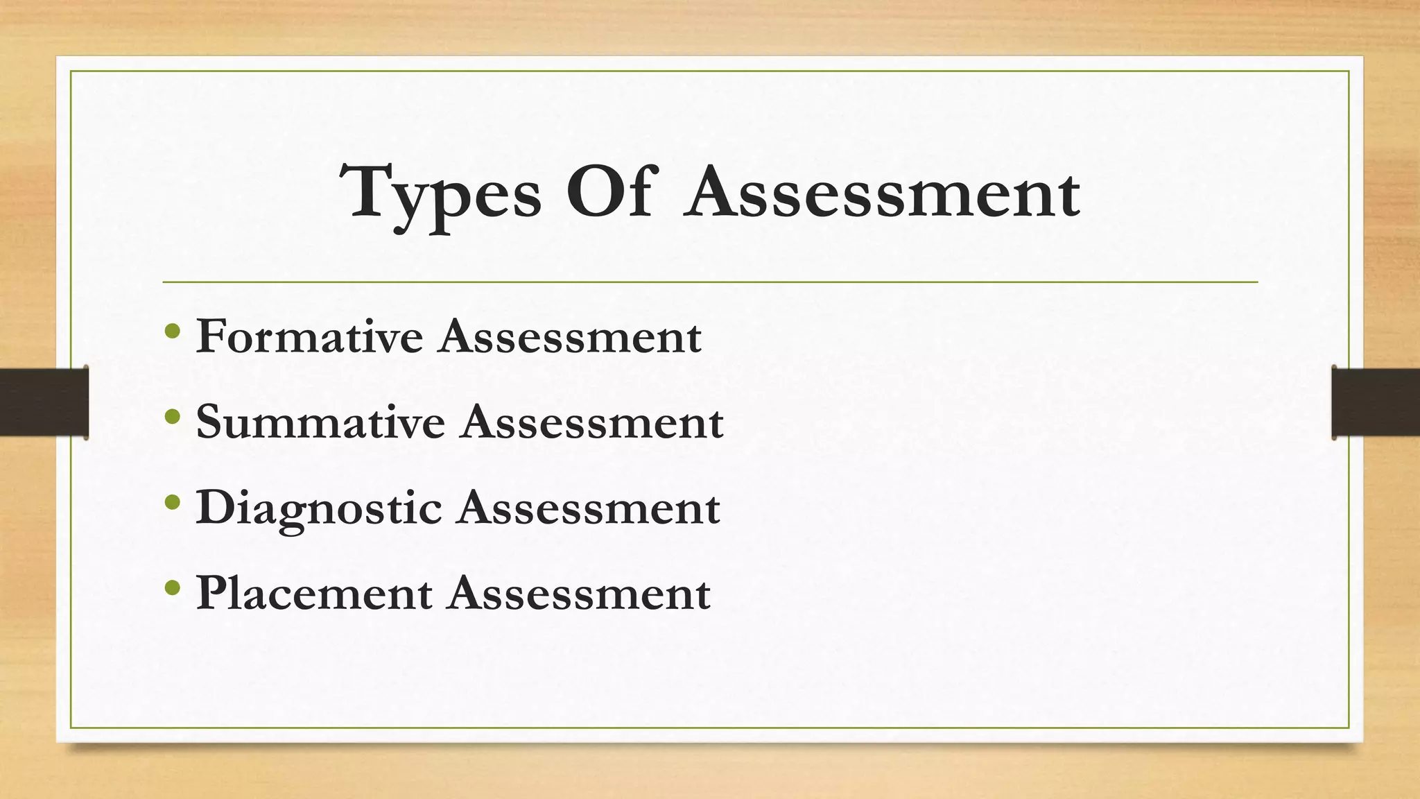 FORMATIVE ASSESSMENT | PPTX