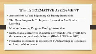 FORMATIVE ASSESSMENT | PPTX