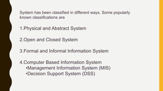 Types of a_system | PPTX