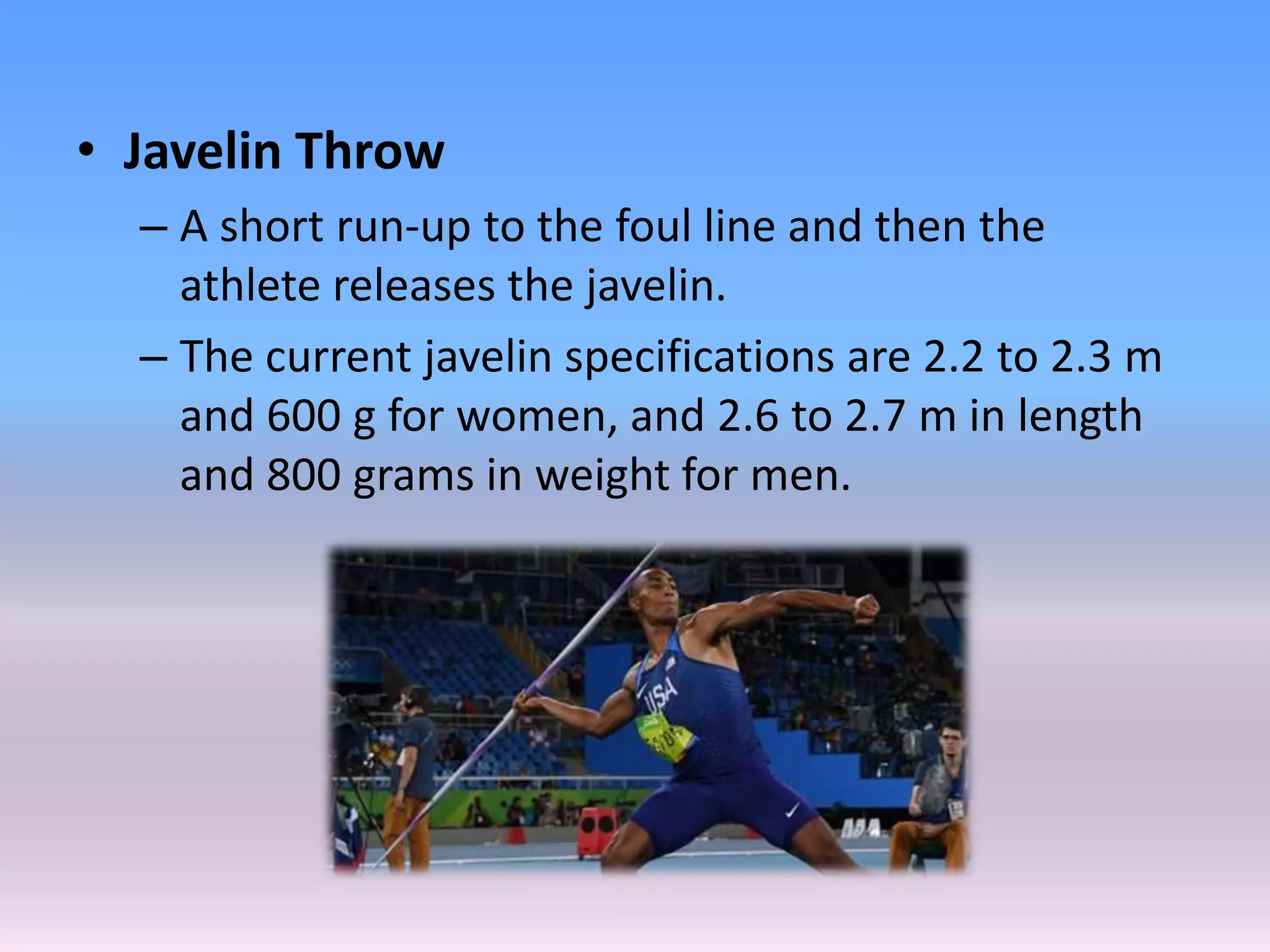 Types of athletics | PPTX