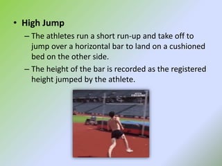 Types of athletics | PPTX