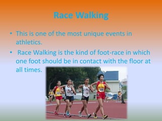 Types of athletics | PPTX
