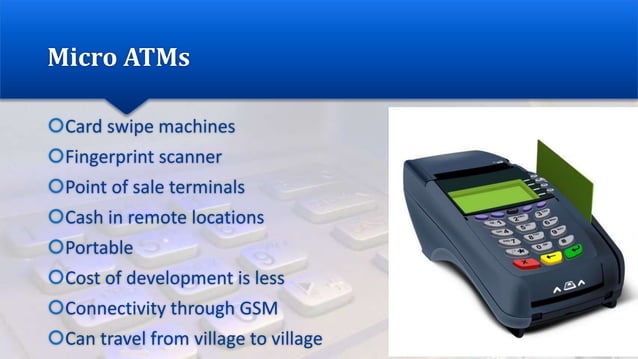 Types of ATMs in the world and their features