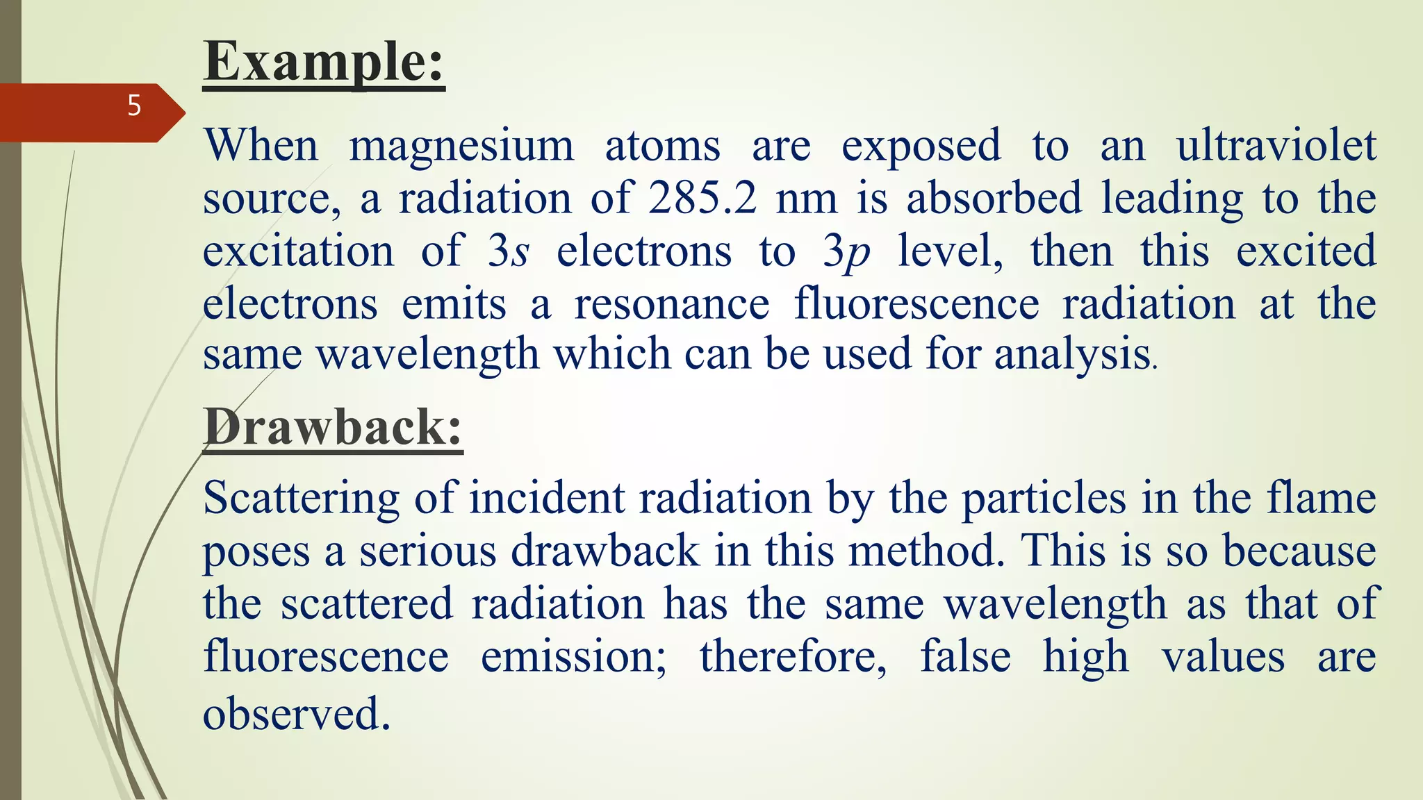 Types of atomic fluorescence transitions. | PPTX