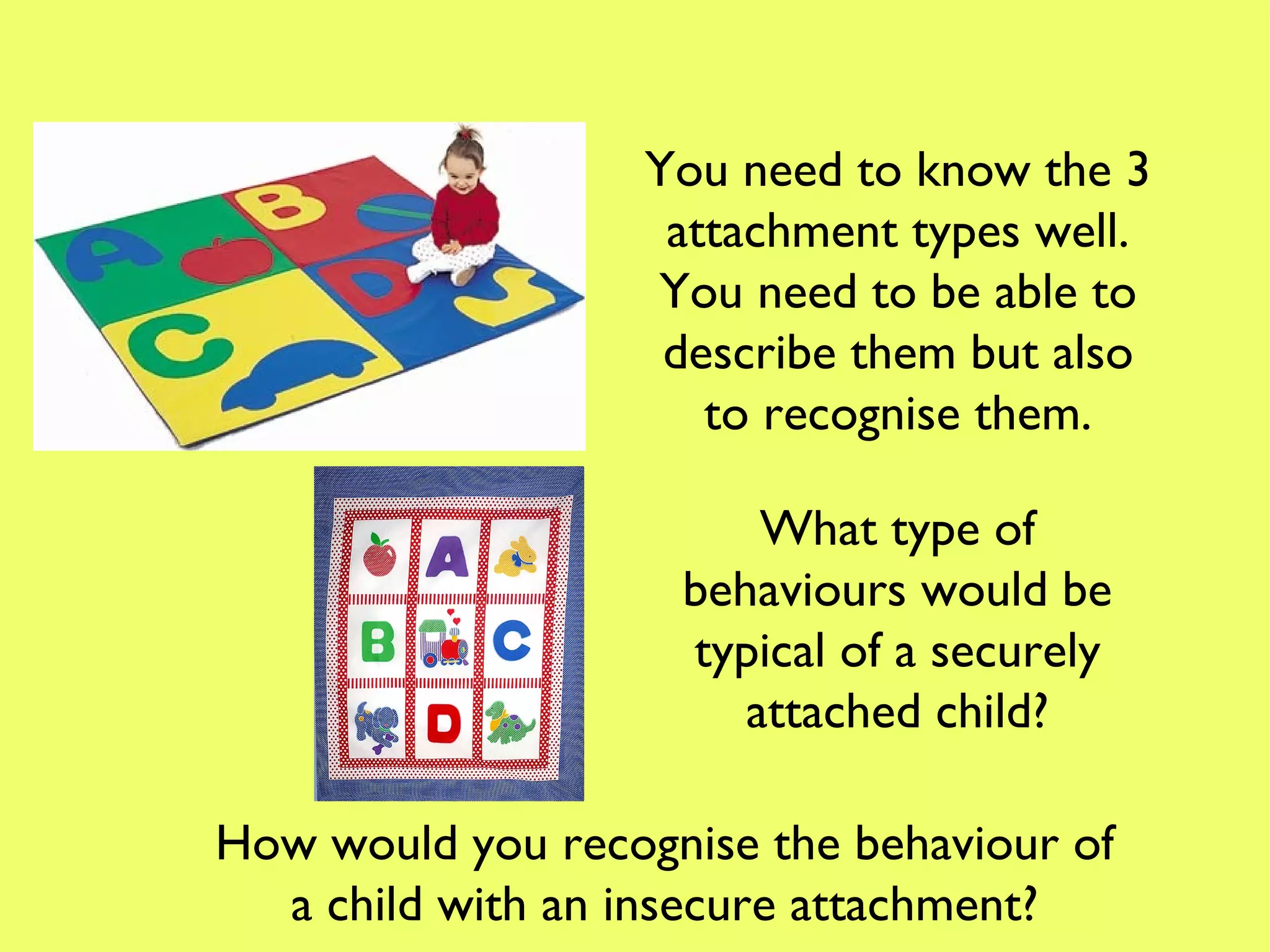 Types of attachment strange situation | PPT