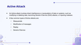 Types of Attack some common types of network attacks | PPT
