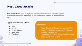 Types of Attack some common types of network attacks | PPT