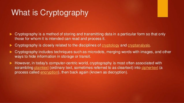 What is Cryptography and Types of attacks in it