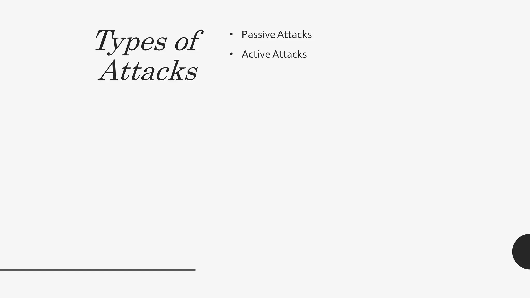 Types of attacks | PPTX