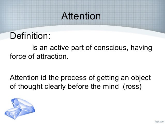 Types of attention (1)