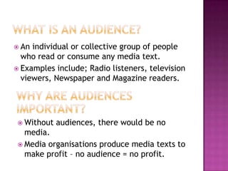 Types Of Audiences | PPTX