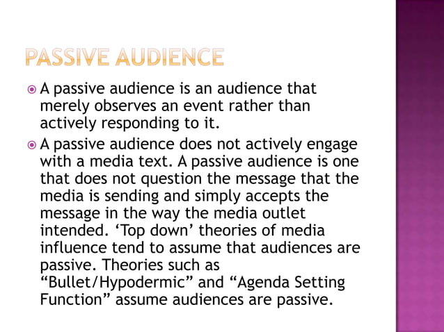 Types Of Audiences | PPTX