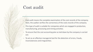 Types of Audit | PPTX