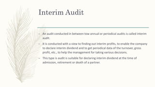 Types of Audit | PPTX