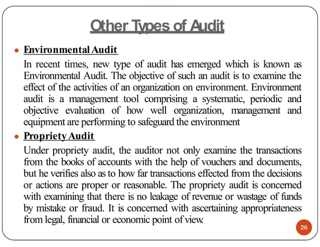 Types of auditing.pptx | Business Accounting & Finance | Business