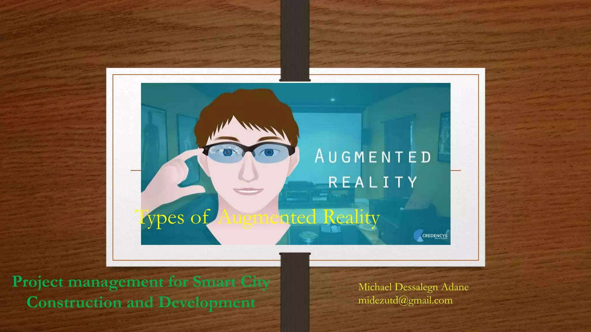 Types of augmented reality | PPT