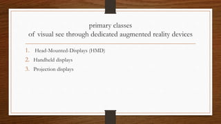 Types of augmented reality | PPT