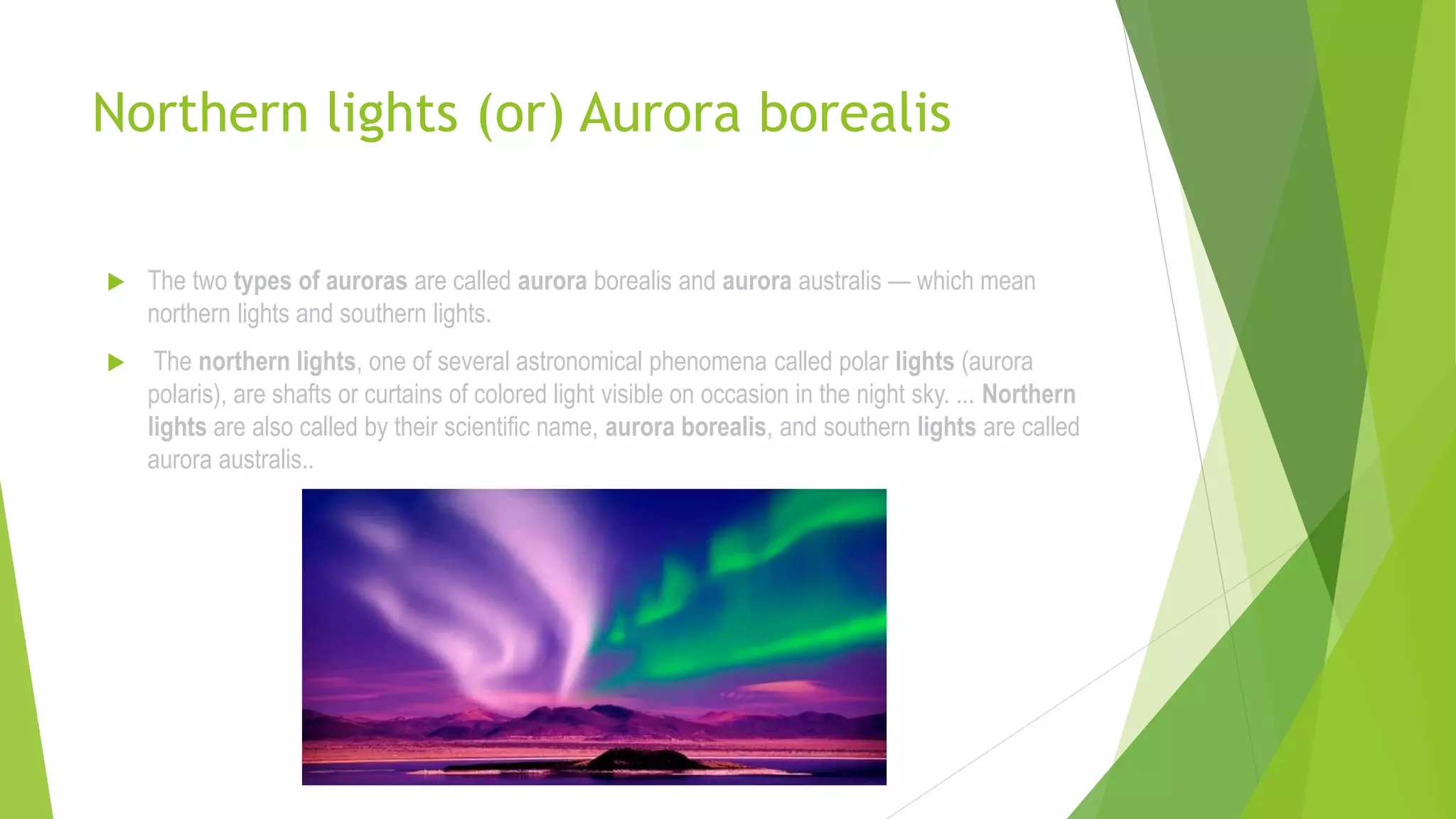 Types of Aurora. | PPT