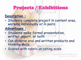 Types of Authentic Assessment | PPTX
