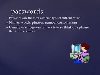 Types of authentication | PPTX