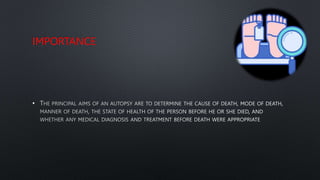 A brief overview of the different types of autopsy | PPTX