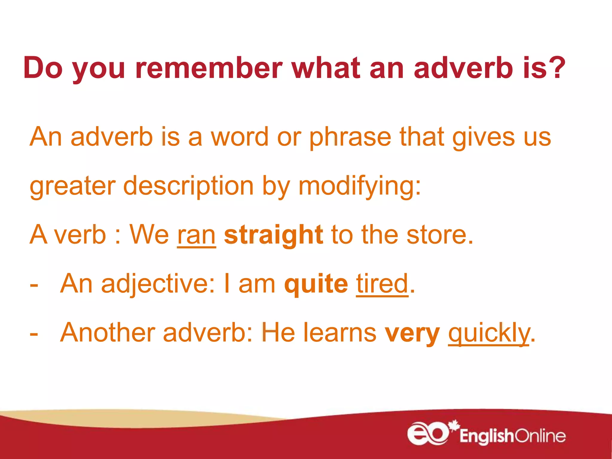 Types of aveverbs ys | PPTX