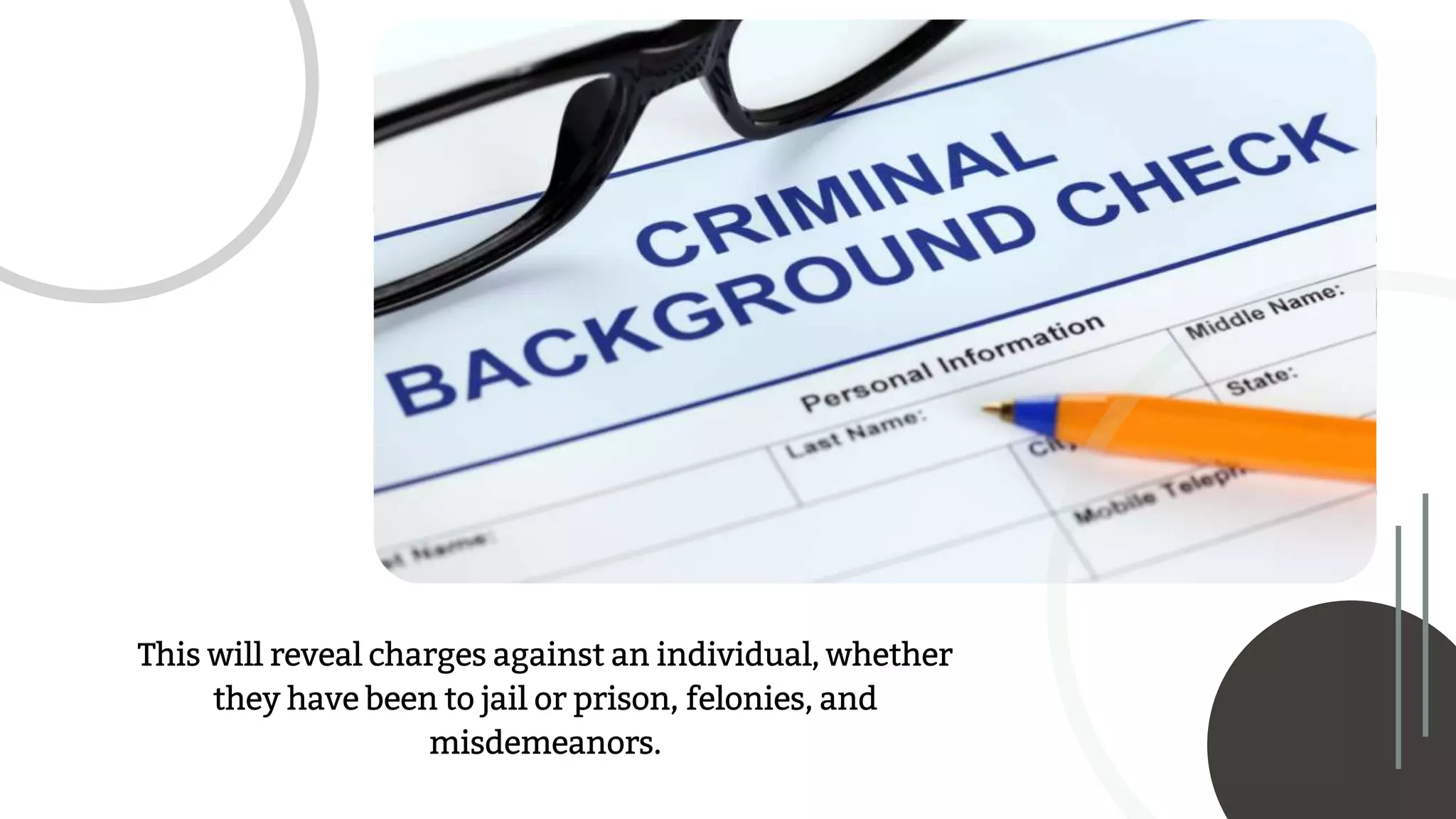 Types of Background Checks that you Can do for your New Hires | PPT