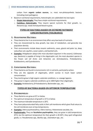 Types of Bacteria | PDF