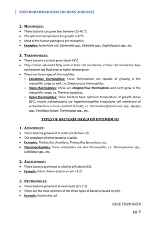 Types of Bacteria | PDF