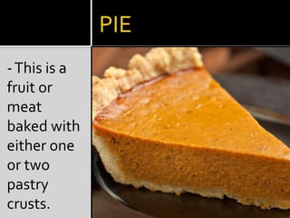 Types of baked products | PPTX