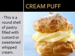 Types of baked products | PPTX