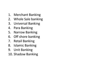 Types of banking | PPT
