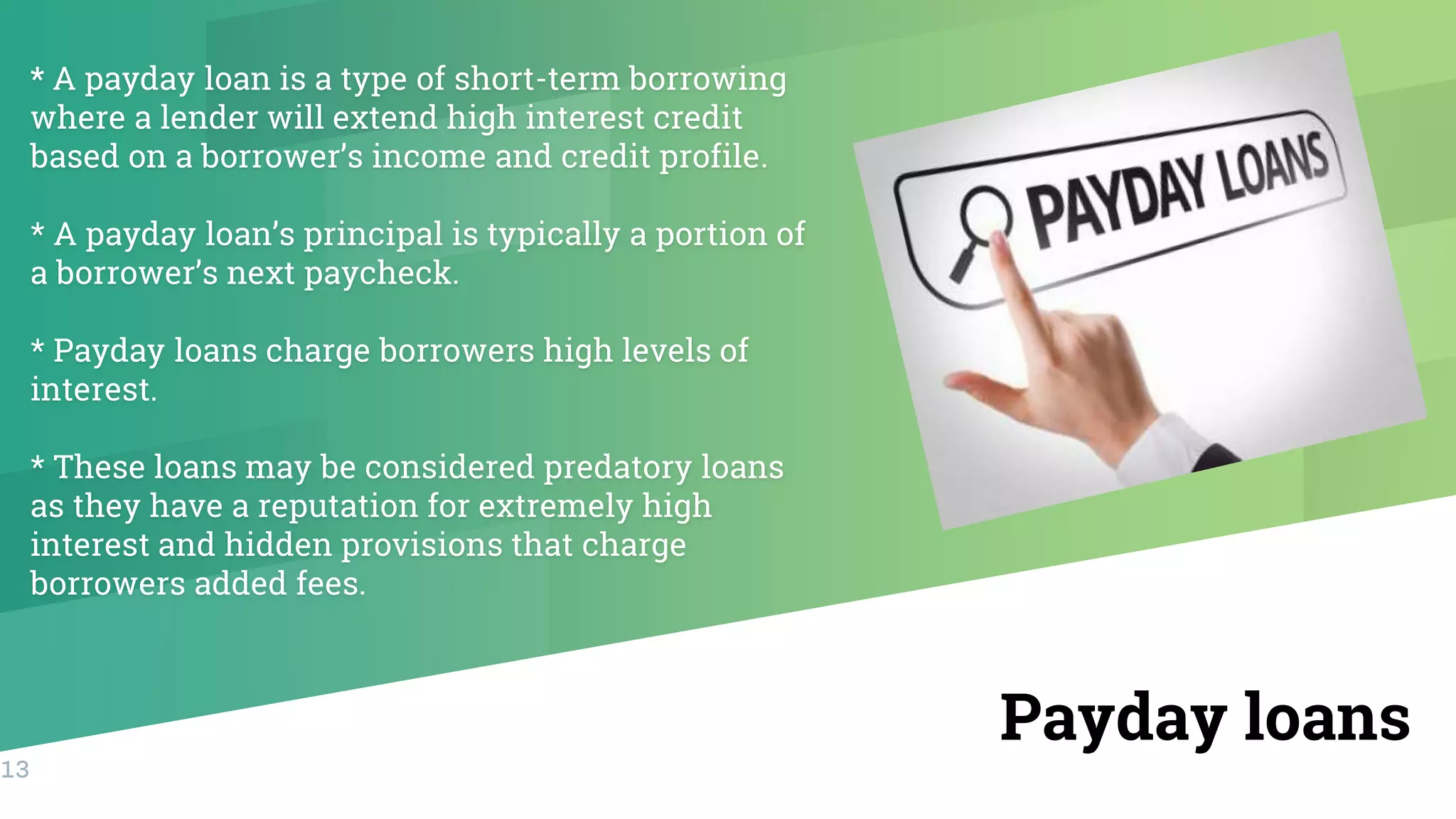 Different Types of Bank Loans in India | PPTX